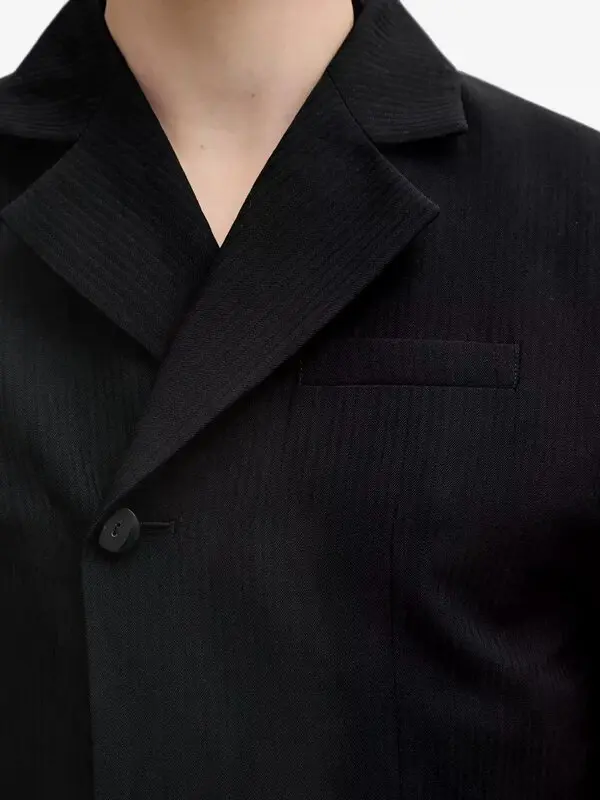 ADER ERROR Pinstripe Asymmetric Blazer