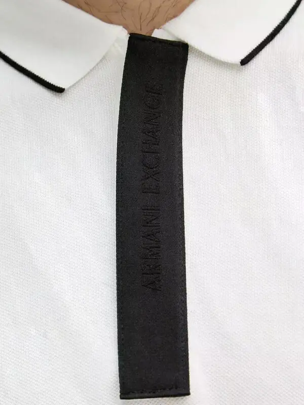 Armani Exchange Logo-tape Polo Shirt