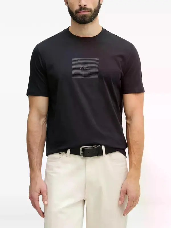 Armani Exchange Logo-print Crew-neck T-shirt