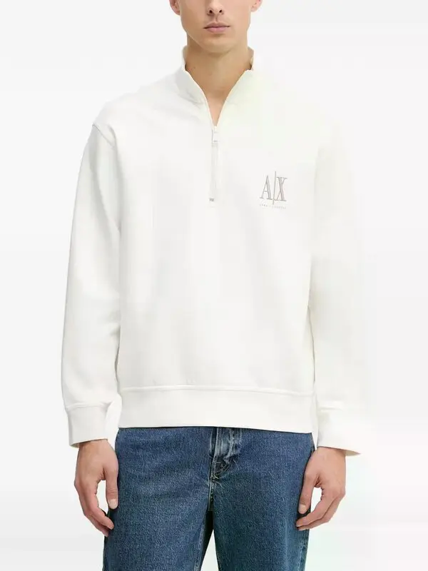 Armani Exchange Quarter-zip Sweater