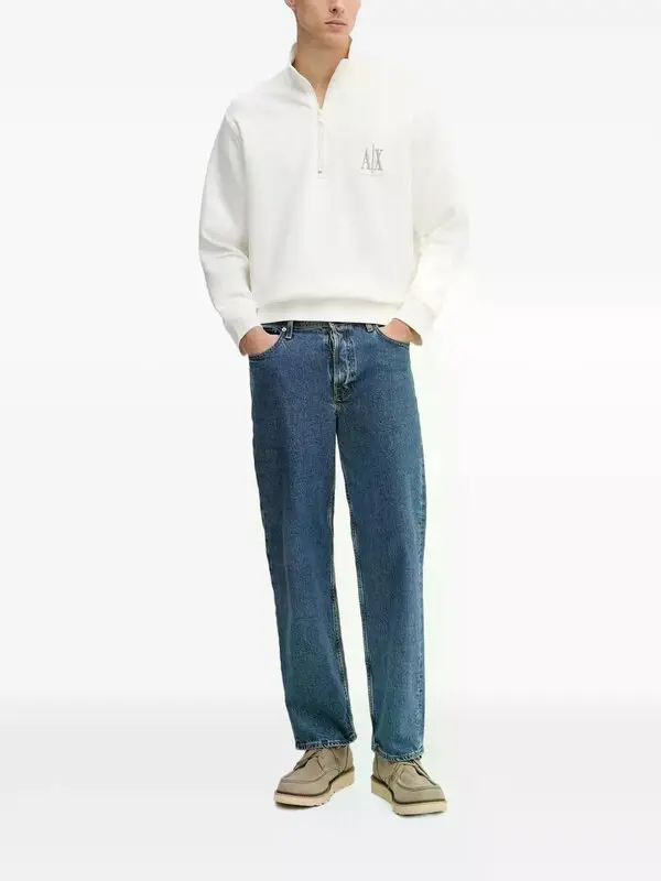 Armani Exchange Quarter-zip Sweater