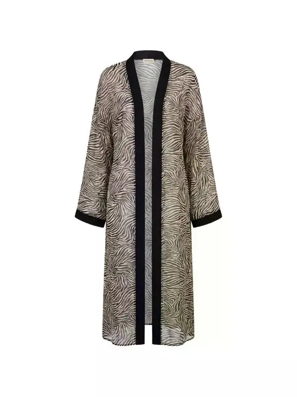 NICHOLAS Lysandra Caftan Robe - Neutrals