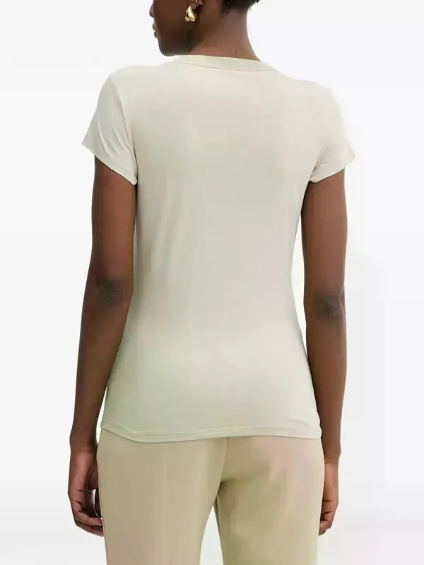 Armani Exchange Crystal Embellished Logo T-shirt