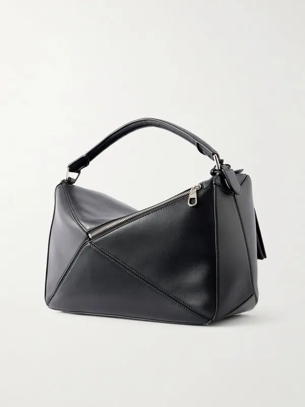 Loewe Puzzle Featherlight Large Leather Messenger Bag