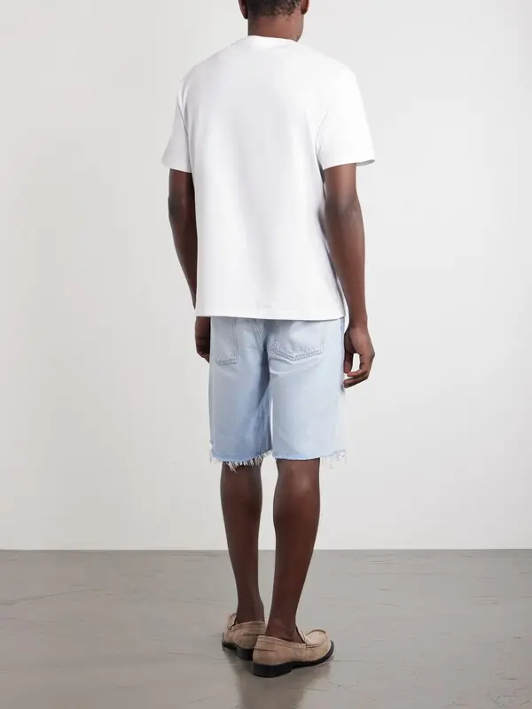 Loewe Anagram-embroidered Cotton-jersey T-shirt