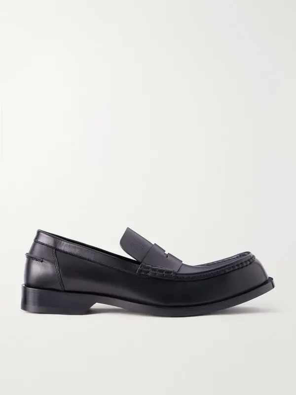 Loewe Bobine Anagram-debossed Leather Loafers