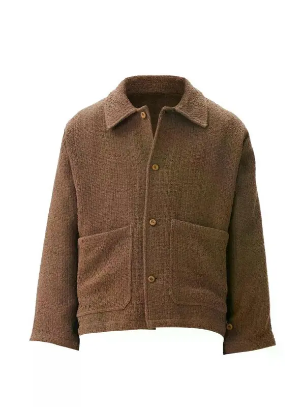 ESTUDIO NIKSEN Textured-finish Shirt Jacket