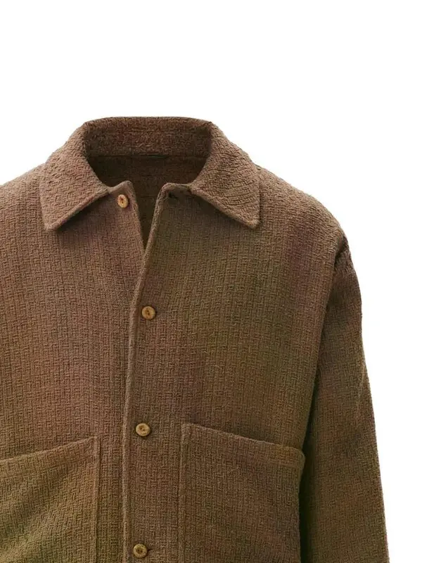 ESTUDIO NIKSEN Textured-finish Shirt Jacket