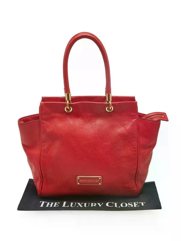 Marc Jacobs Bentley Leather Tote Bag - Red