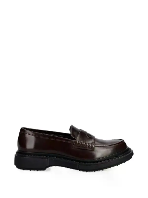 ADIEU PARIS Polished Leather Loafers