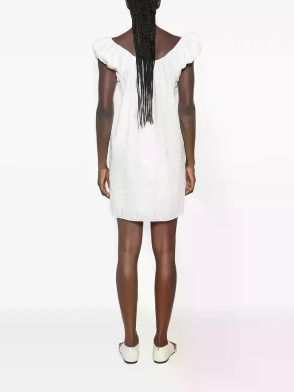 Faithfull The Brand Serafina Puff-sleeve Mini Dress