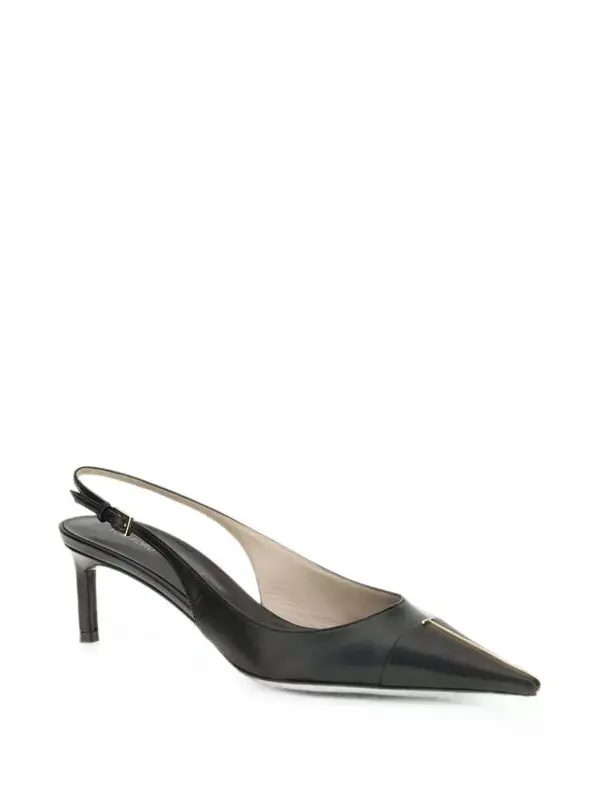 TOM FORD Logo-plaque Slingback Pumps