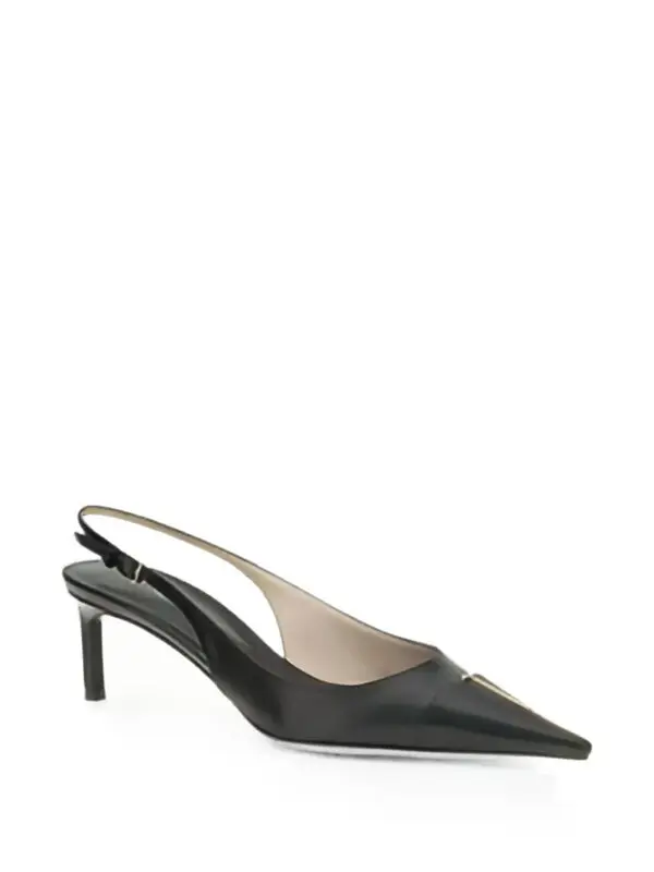 TOM FORD Logo-plaque Slingback Pumps