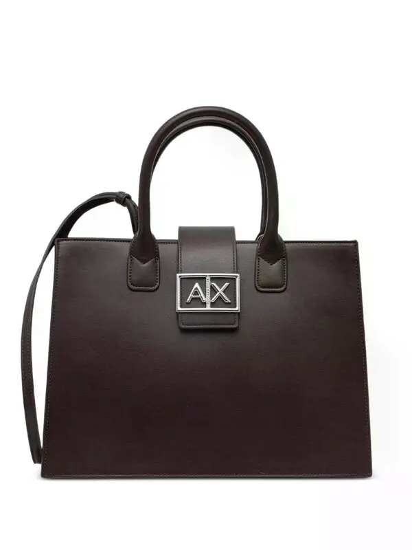 Armani Exchange Logo Plaque Shoulder Bag