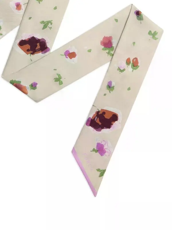 Furla Metropolis Floral-print Bandeau Scarf