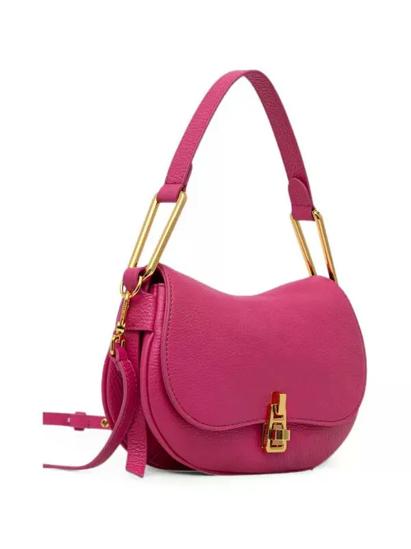 COCCINELLE Grained Leather Shoulder Bag