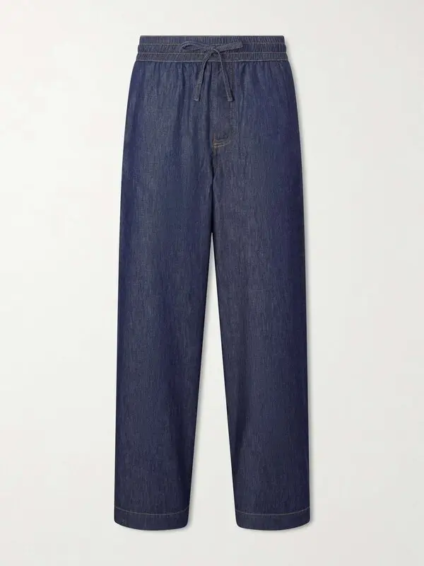 Loewe Anagram-detailed Wide-leg Jeans