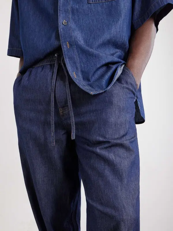 Loewe Anagram-detailed Wide-leg Jeans