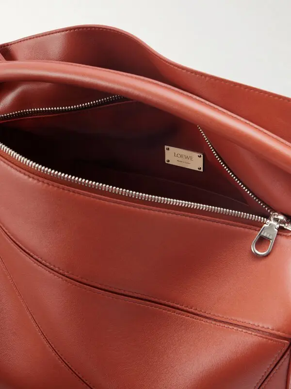 Loewe Puzzle Featherlight Large Leather Messenger Bag