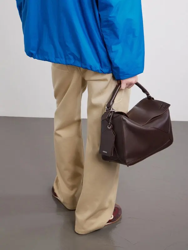 Loewe Puzzle Featherlight Large Leather Messenger Bag