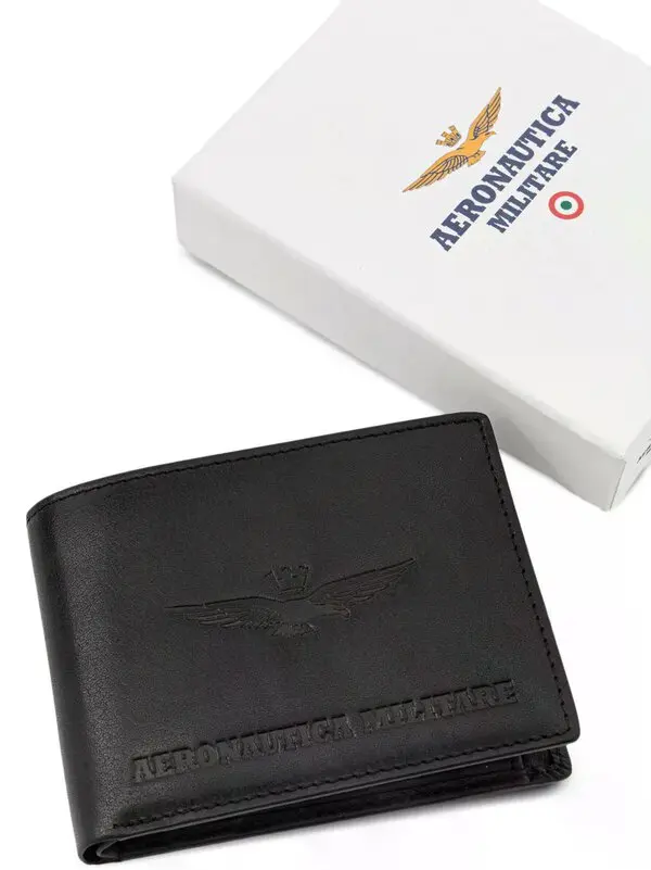 AERONAUTICA MILITARE Logo-embossed Bifold Wallet