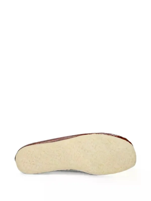 Clarks Croc-effect Wallabee Loafers