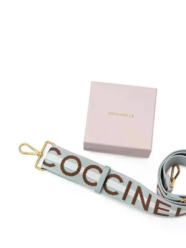 COCCINELLE Logo Jacquard Shoulder Strap
