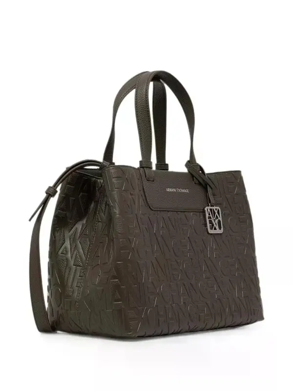 Armani Exchange Logo-embossed Tote Bag