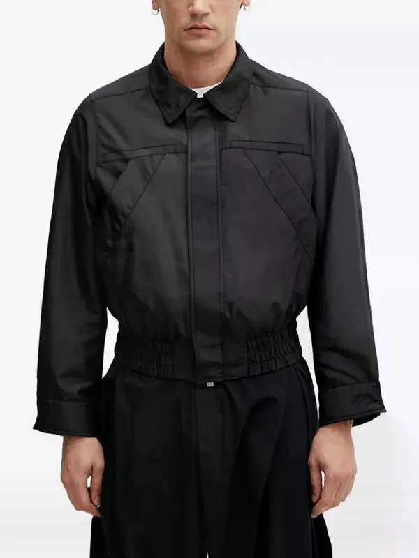 ADER ERROR Zip-up Bomber Jacket - Black