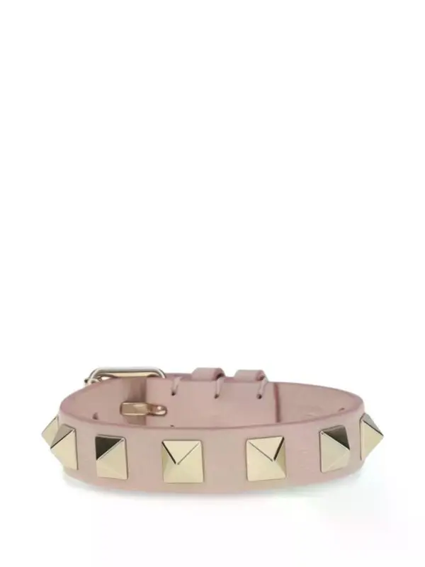Valentino Garavani Rockstud Leather Bracelet - Pink