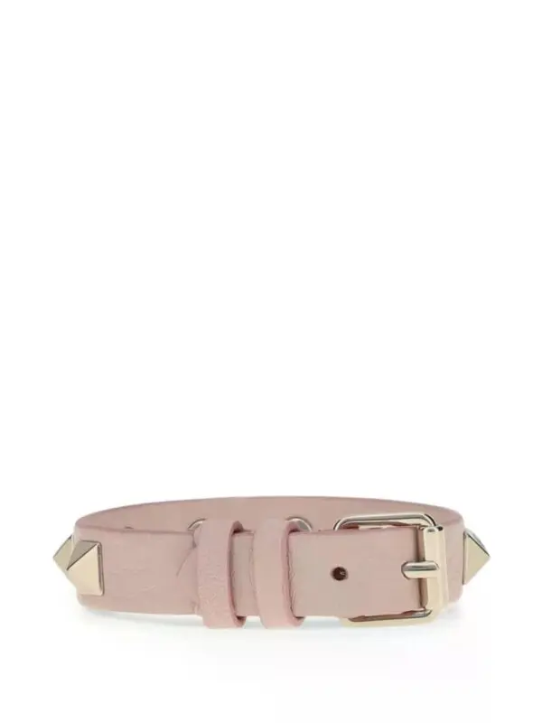 Valentino Garavani Rockstud Leather Bracelet - Pink