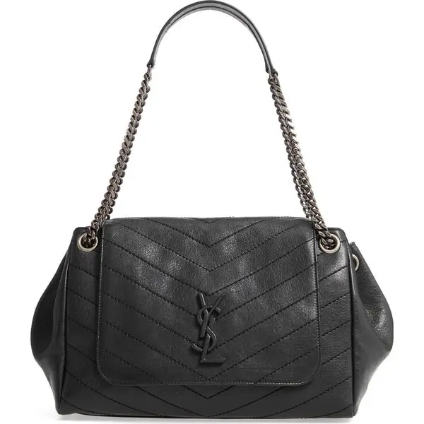 Saint Laurent Medium Nolita Leather Shoulder Bag