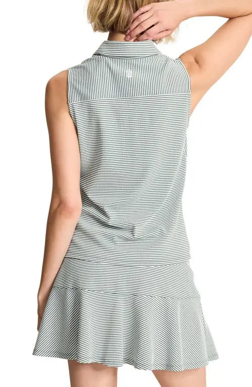 Tommy Bahama Sleeveless Seersucker Stripe Polo