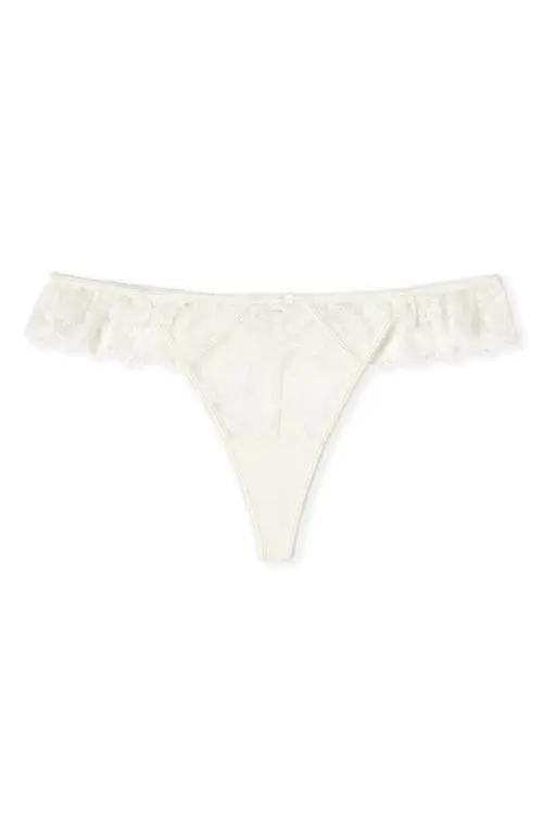ETAM Beloved Bleu Thong - White