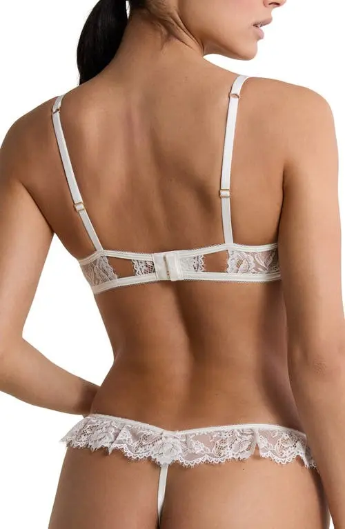 ETAM Beloved Bleu Thong - White