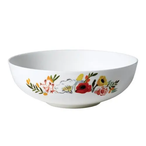 Twig New York Language Of Flowers Serving Bowl - Multi
