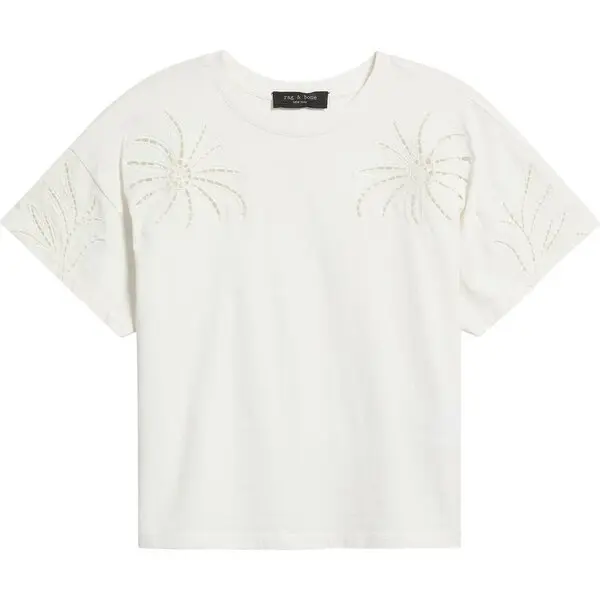 Rag & Bone Floral Cutout T-shirt