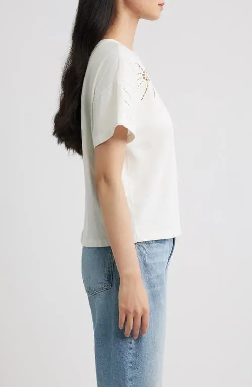 Rag & Bone Floral Cutout T-shirt