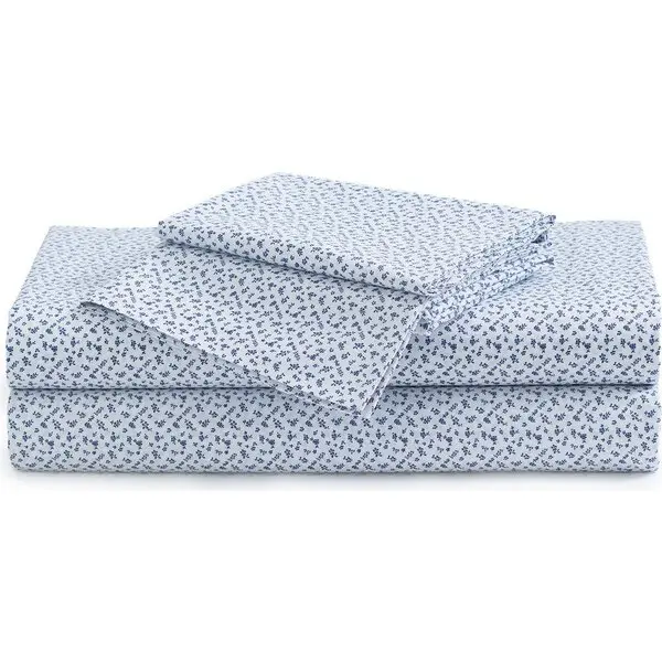 PETITE PLUME Ditsy Waltz Sheet Set - White