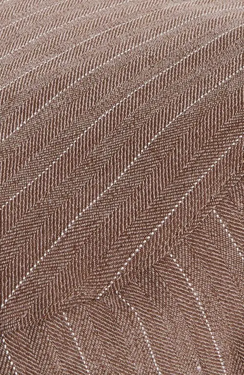 OPEN EDIT Pinstripe Driving Cap - Brown