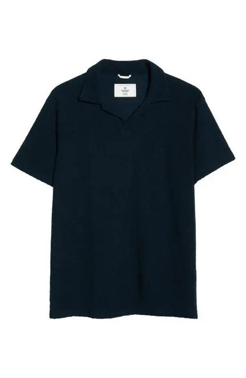 Reigning Champ Johnny Collar Cotton Terry Cloth Polo