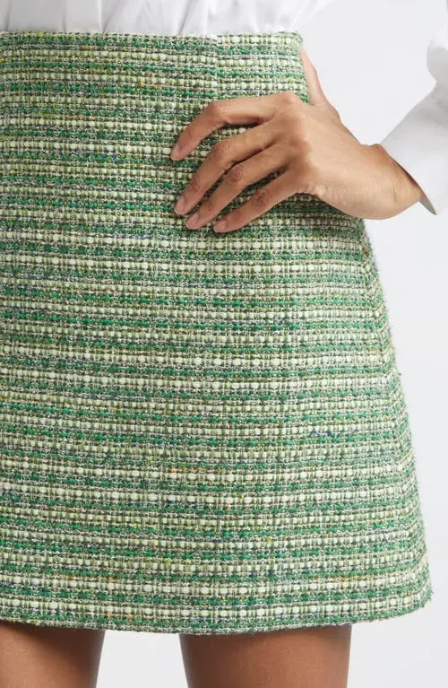 Carolina Herrera Tweed Miniskirt