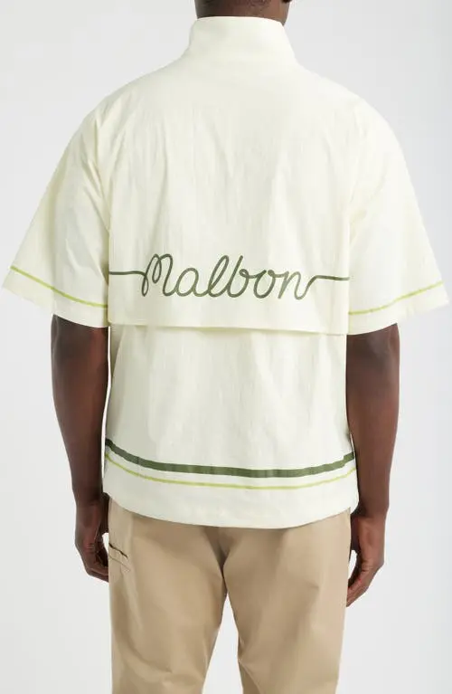 MALBON Playa Short Sleeve Half Zip Windshirt