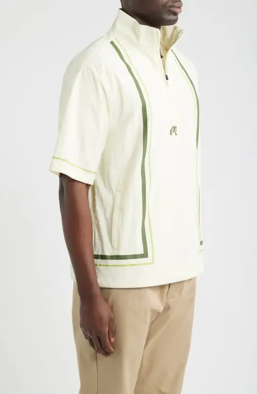 MALBON Playa Short Sleeve Half Zip Windshirt