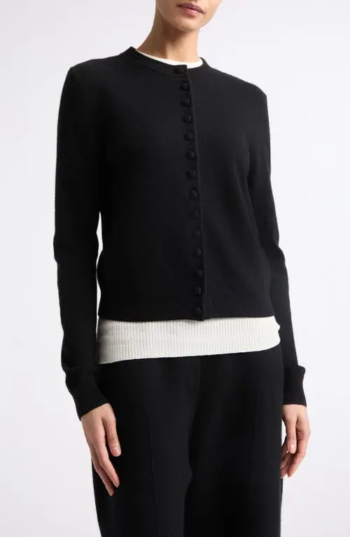 LISA YANG Wilona Cashmere Cardigan - Black