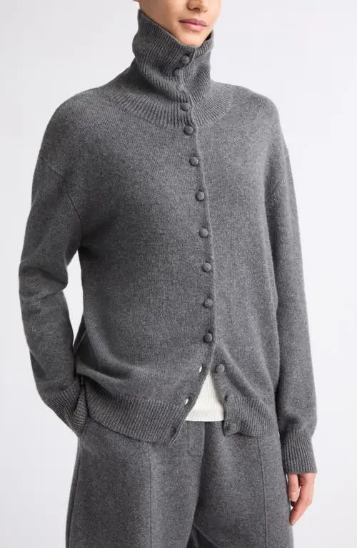 LISA YANG Denie Cashmere Turtleneck Cardigan