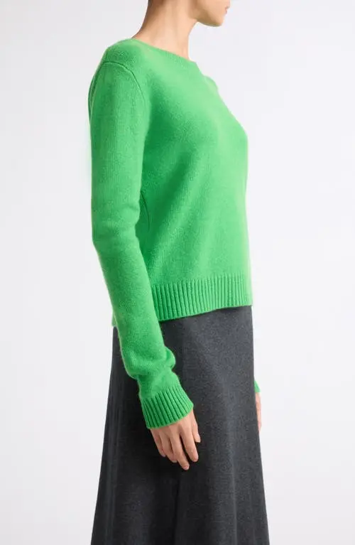 LISA YANG Mable Cashmere Crewneck Sweater - Basilico