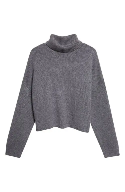 LISA YANG Zerlina Cashmere Turtleneck Sweater - Graphite