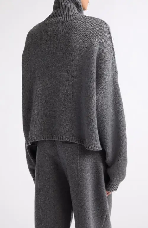 LISA YANG Zerlina Cashmere Turtleneck Sweater - Graphite