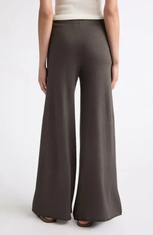 LISA YANG Ainsley Cotton & Cashmere Wide Leg Pants